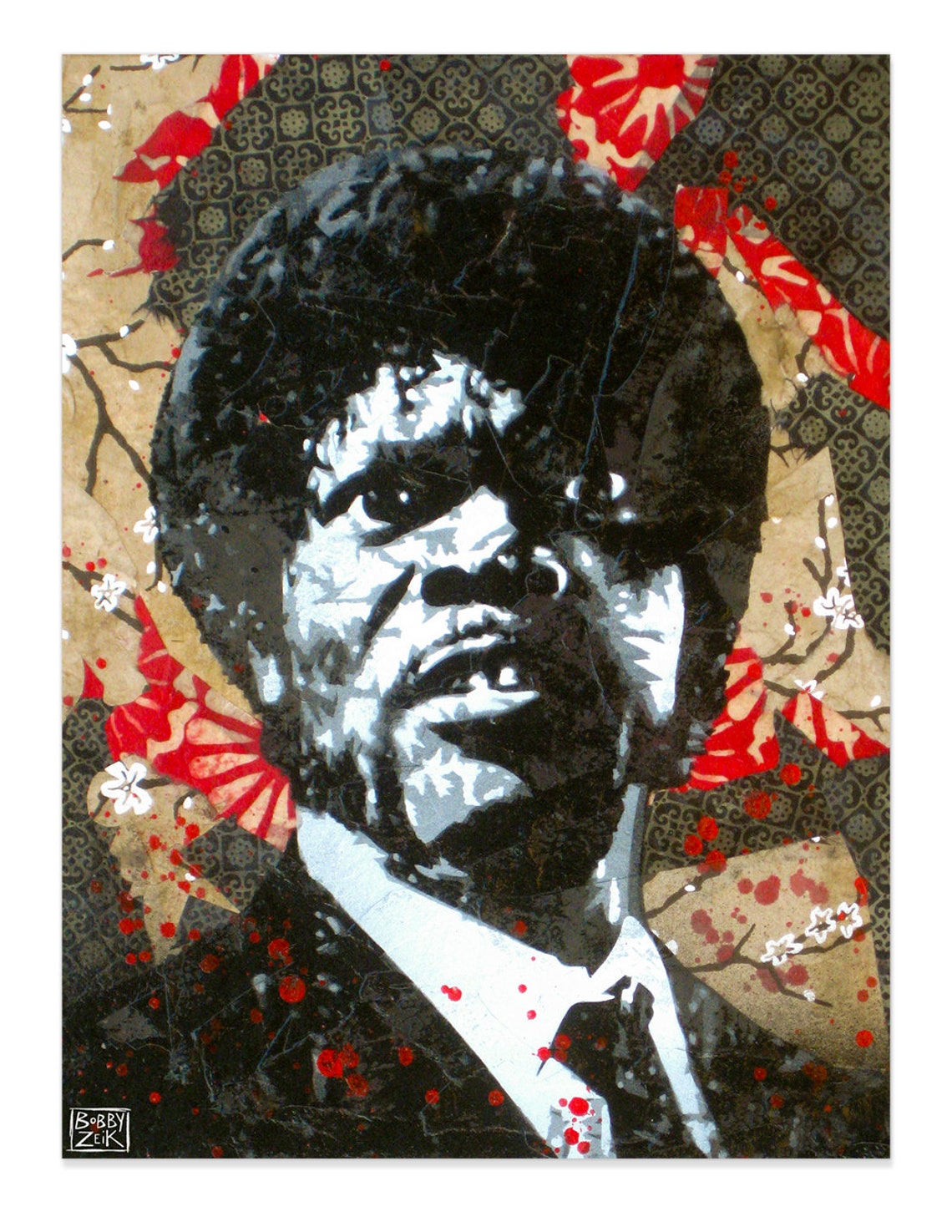 Pulp Fiction Samuel L. Jackson 12 X 16 Inch Canvas Print. jules - Etsy