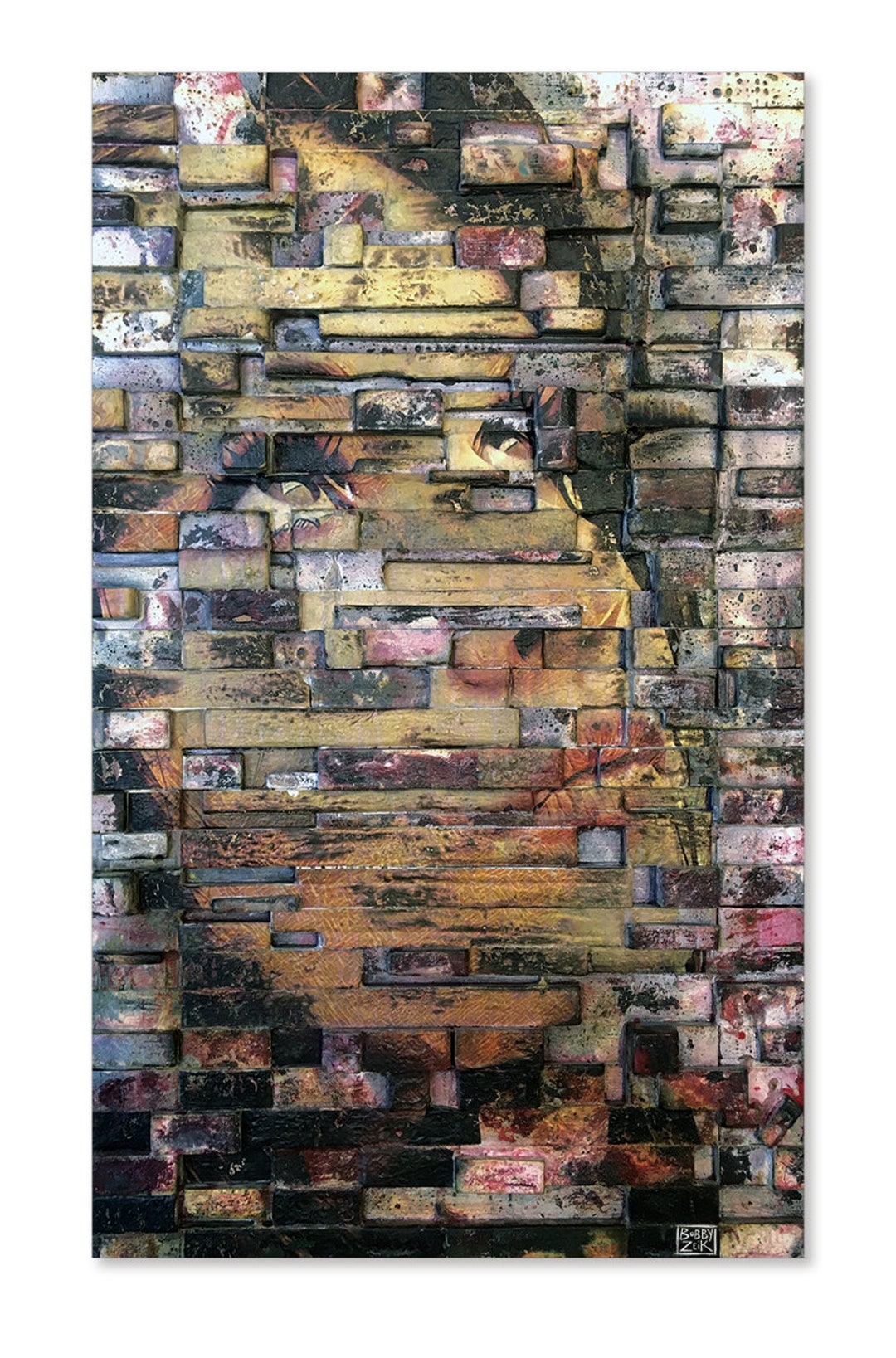Bobby Zeik 12 X 20 Inch Abstract Art Canvas Print. special Cases - Etsy