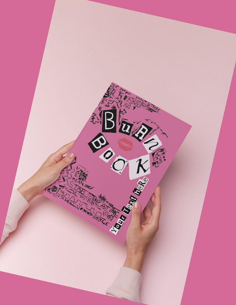Burn Book Mean Girls Burn Book Burn Book Journal Mean - Etsy