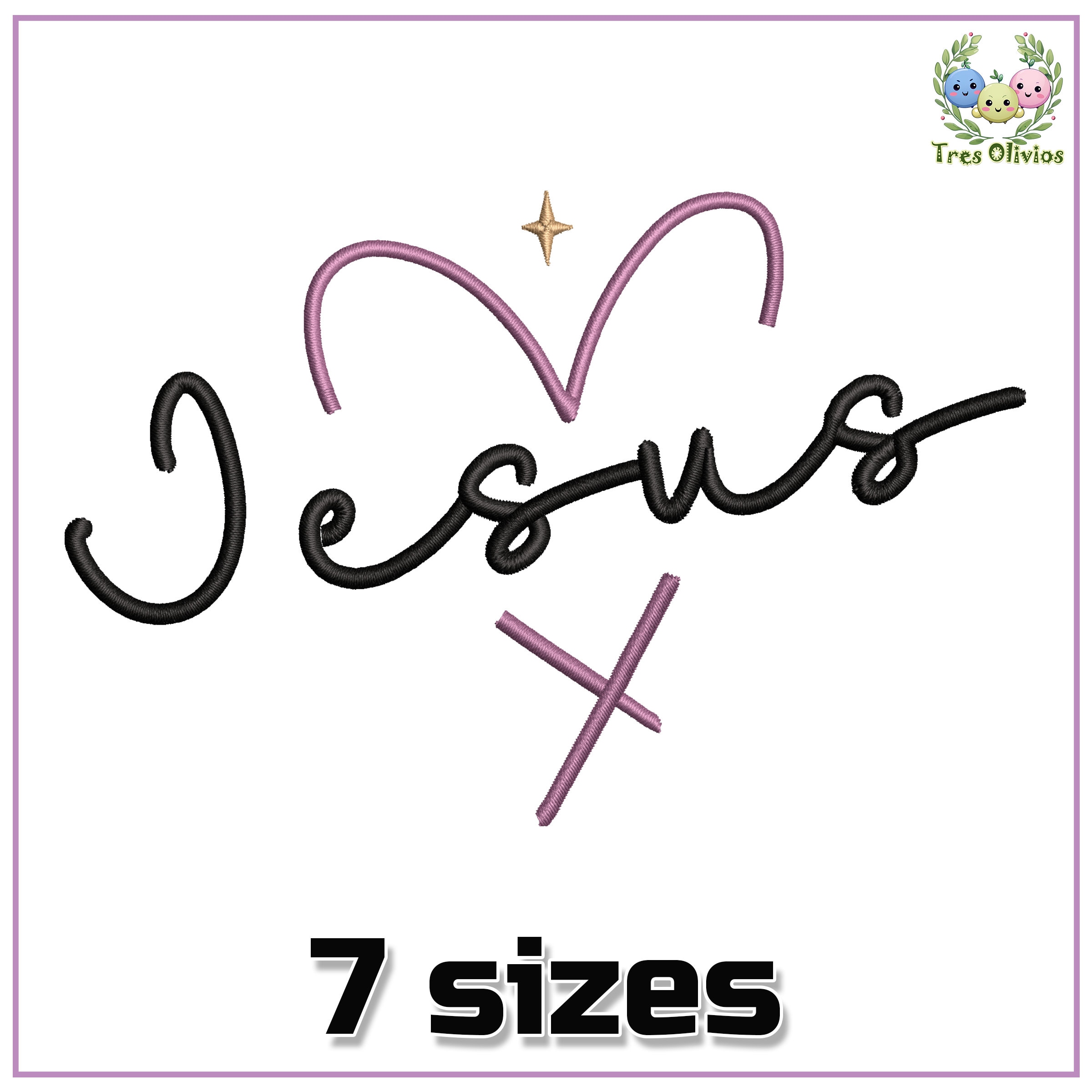 Jesus Machine Embroidery Design, Christian Quote Embroidery, Faith, God ...