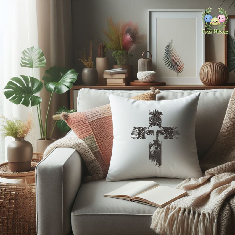 Jesus Christ Cross, Christian Machine Embroidery Design, Religion ...