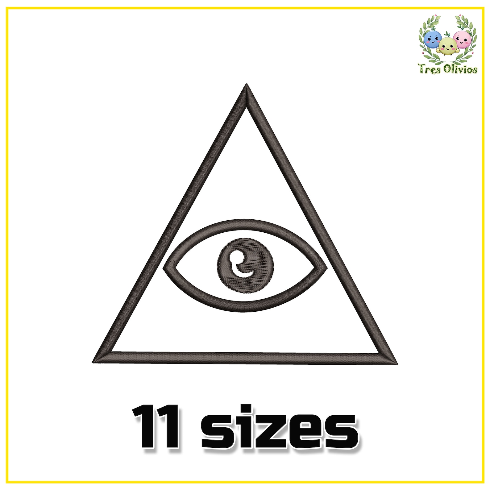 All Seeing Eye Machine Embroidery Design File Eye of - Etsy