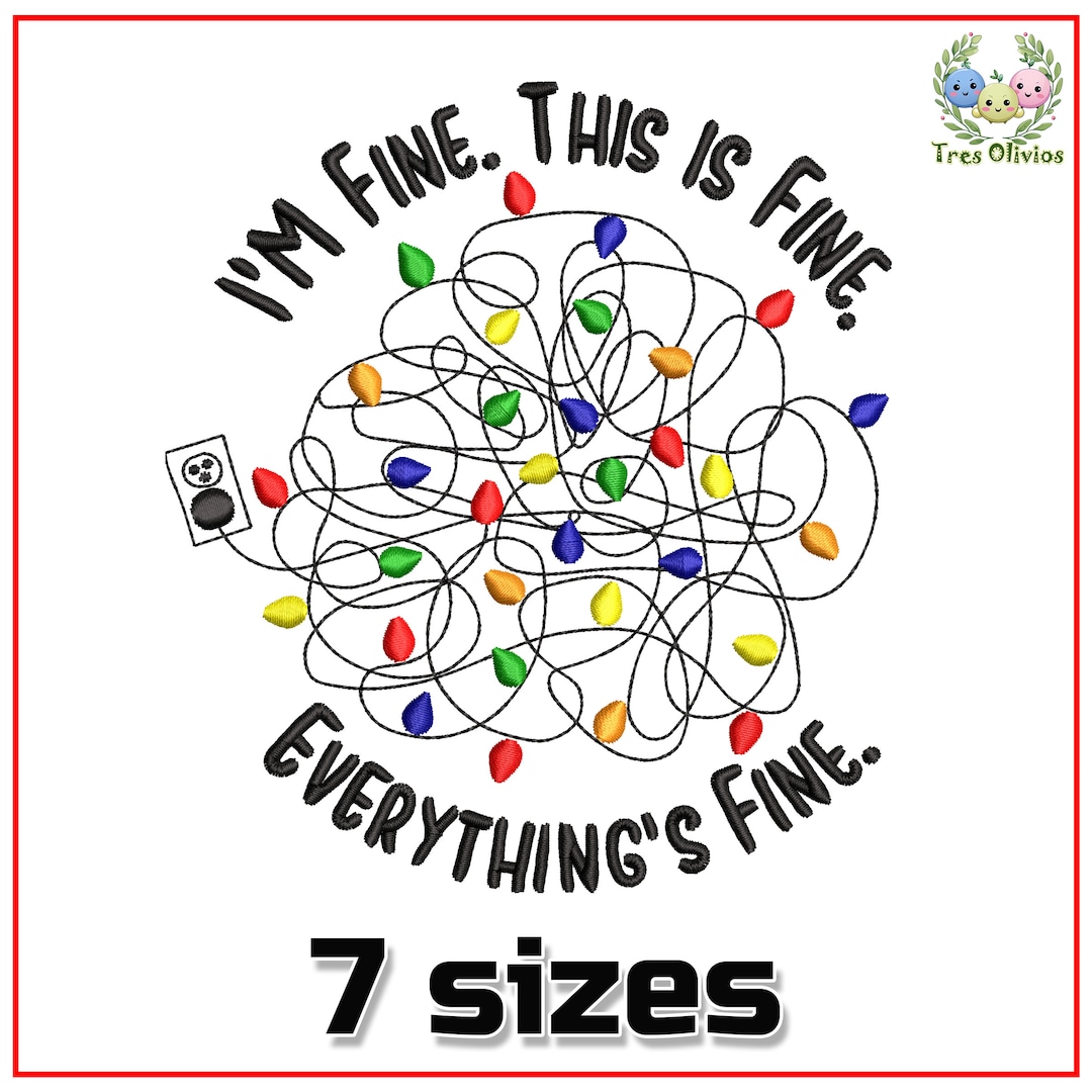 Funny Christmas Quote Machine Embroidery Design, Sarcastic Saying, Xmas ...