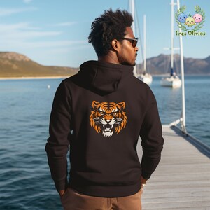 Tiger Head Machine Embroidery Design, Wild Animal Portrait, Safari, Cat ...