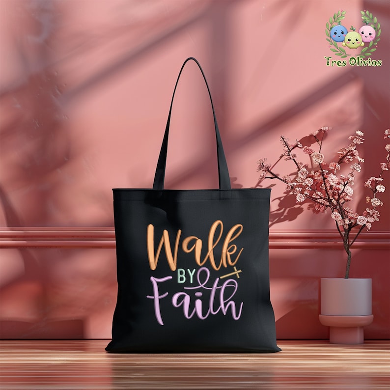 Walk by Faith Machine Embroidery Design, God, Bible Scripture ...