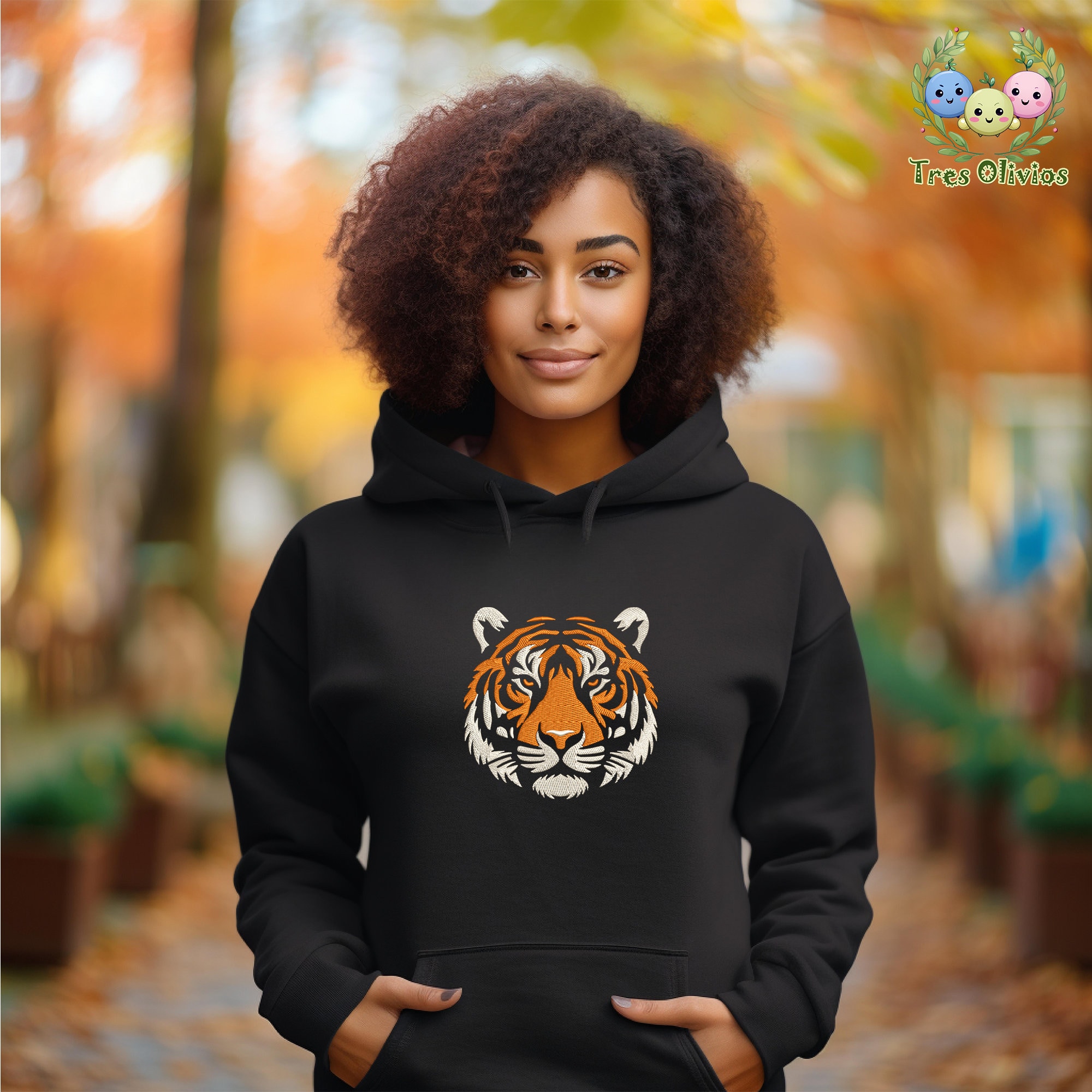 Tiger Portrait Machine Embroidery Design, Wild Animal Portrait, Safari ...