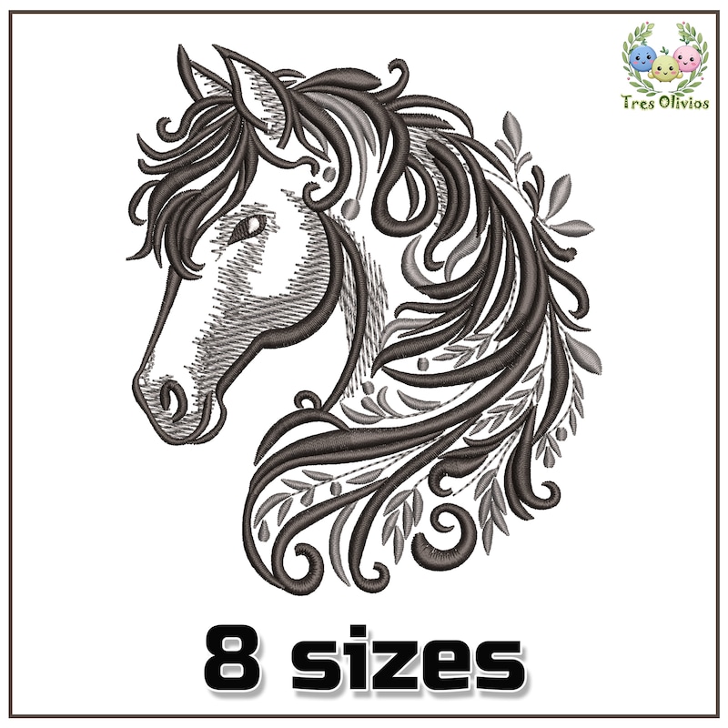 Horse Embroidery Files - Etsy