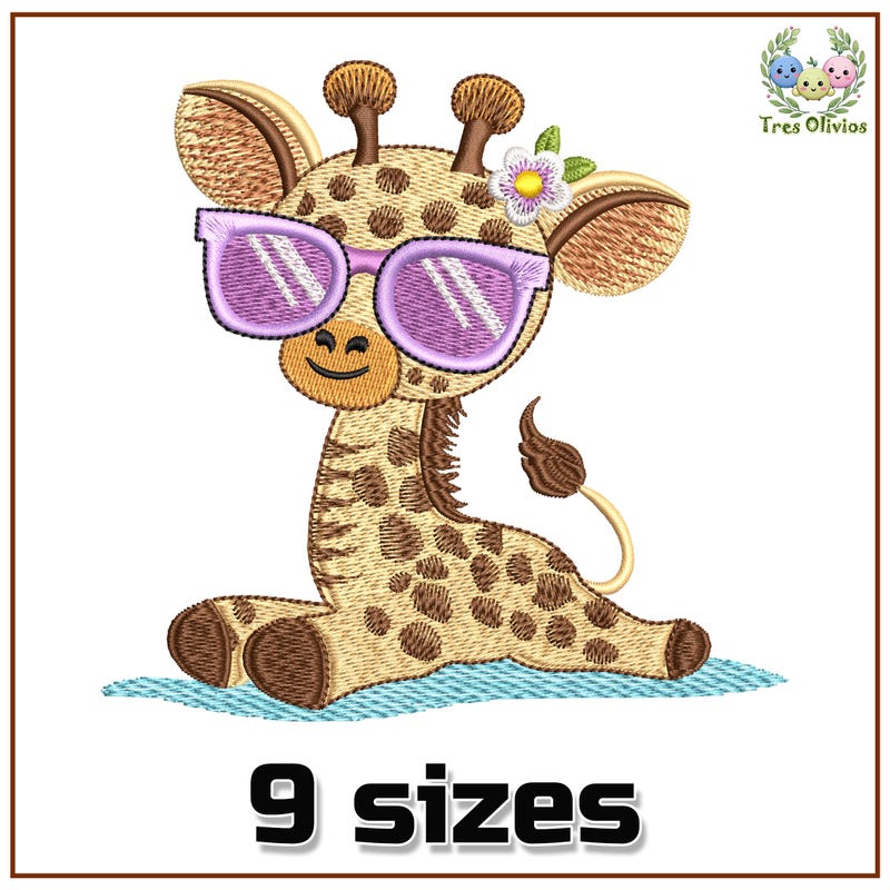 Giraffe Applique Designs - Etsy