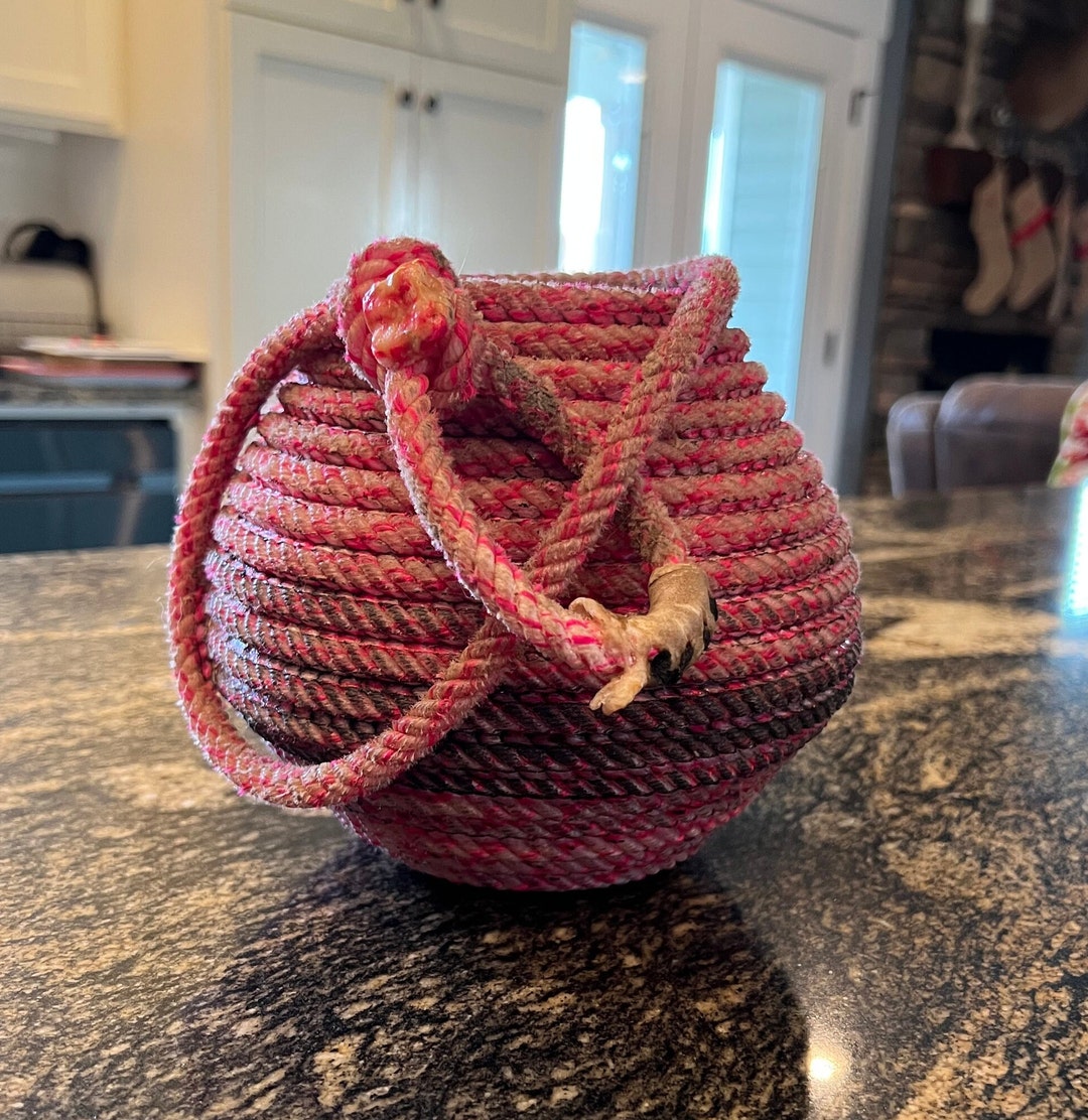 Lariat Rope Basket/vase - Etsy