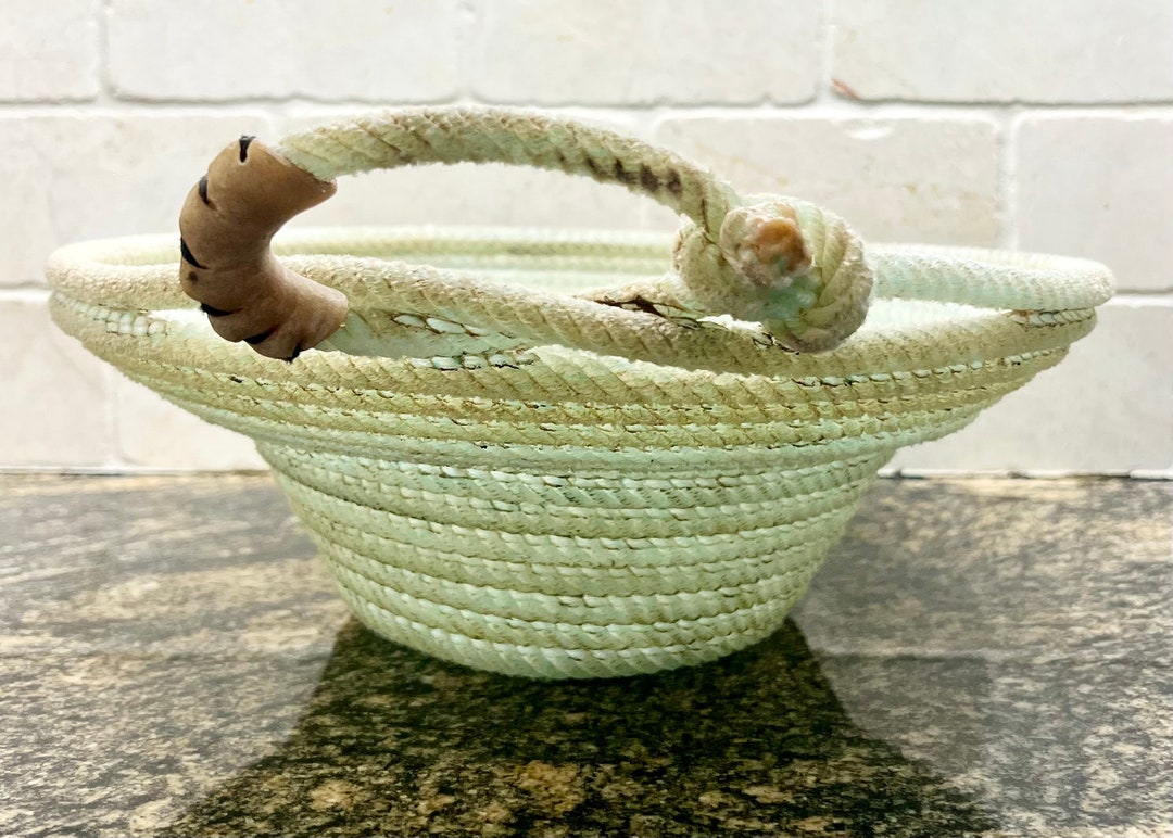 Lariat Rope Basket - Etsy