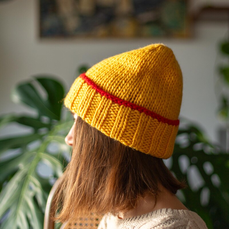 Hand Knit Hat - Etsy