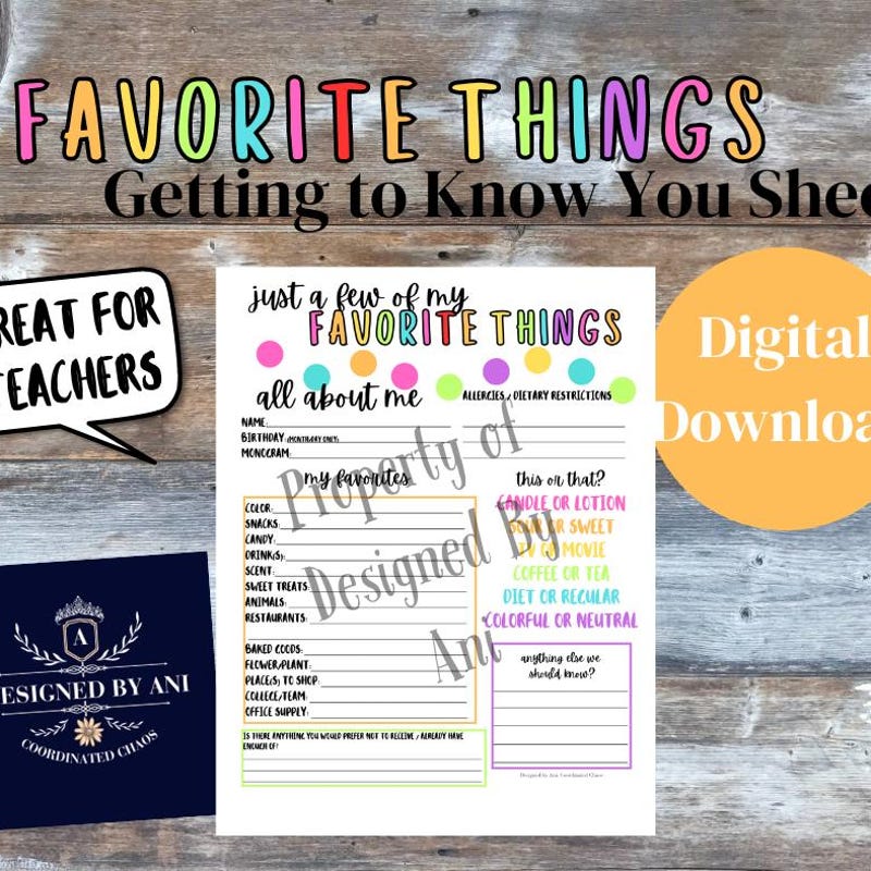 Favorite Things - Etsy