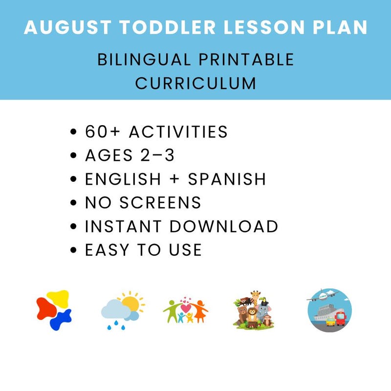 Lesson Plans Bilingual - Etsy