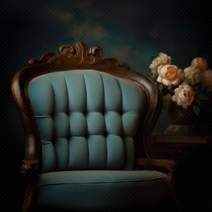 Fine Art Floral Chair Digital Backdrop! Fine Art Backdrop, Fine Art ...