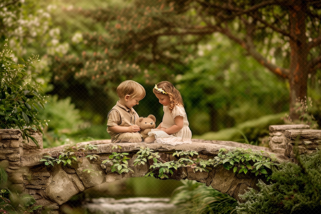 Cute Stone Bridge Digital Backdrop! Fine Art Backdrop, Bridge Backdrop ...