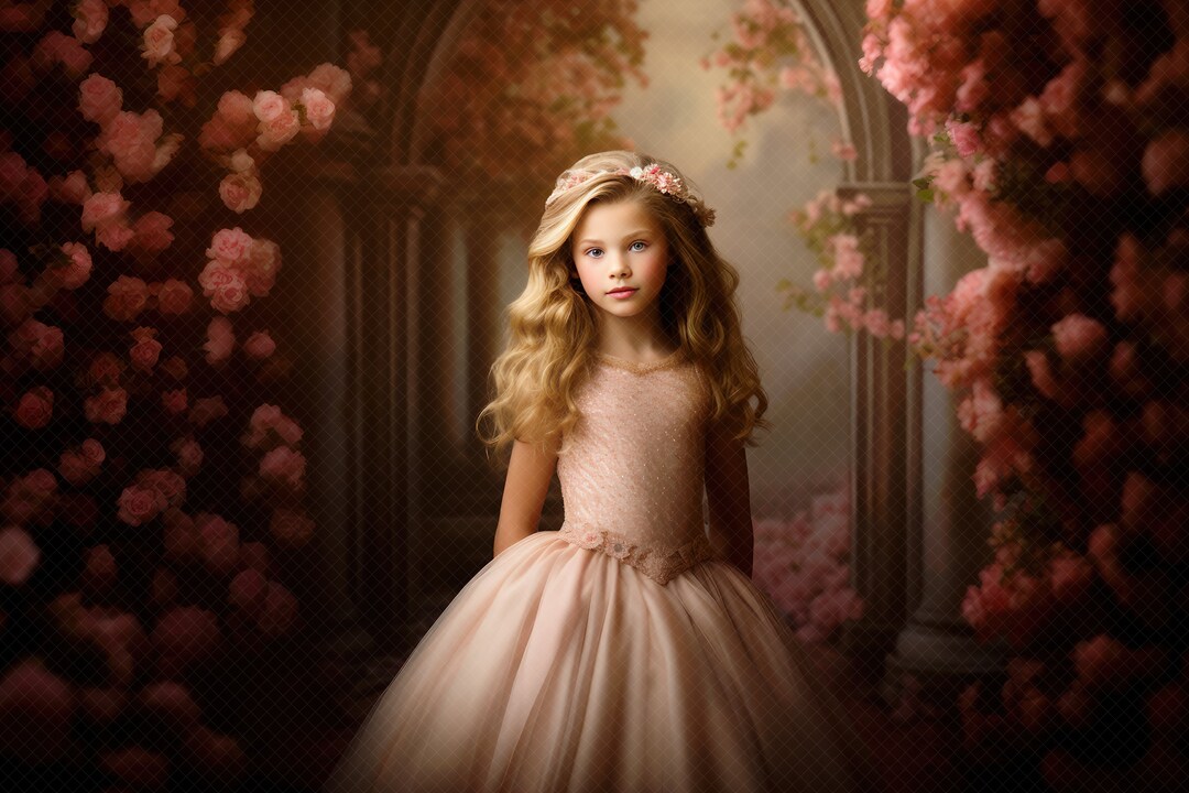 Enchanted Pink Floral Digital Backdrop! Fine Art Backdrop, Fine Art ...