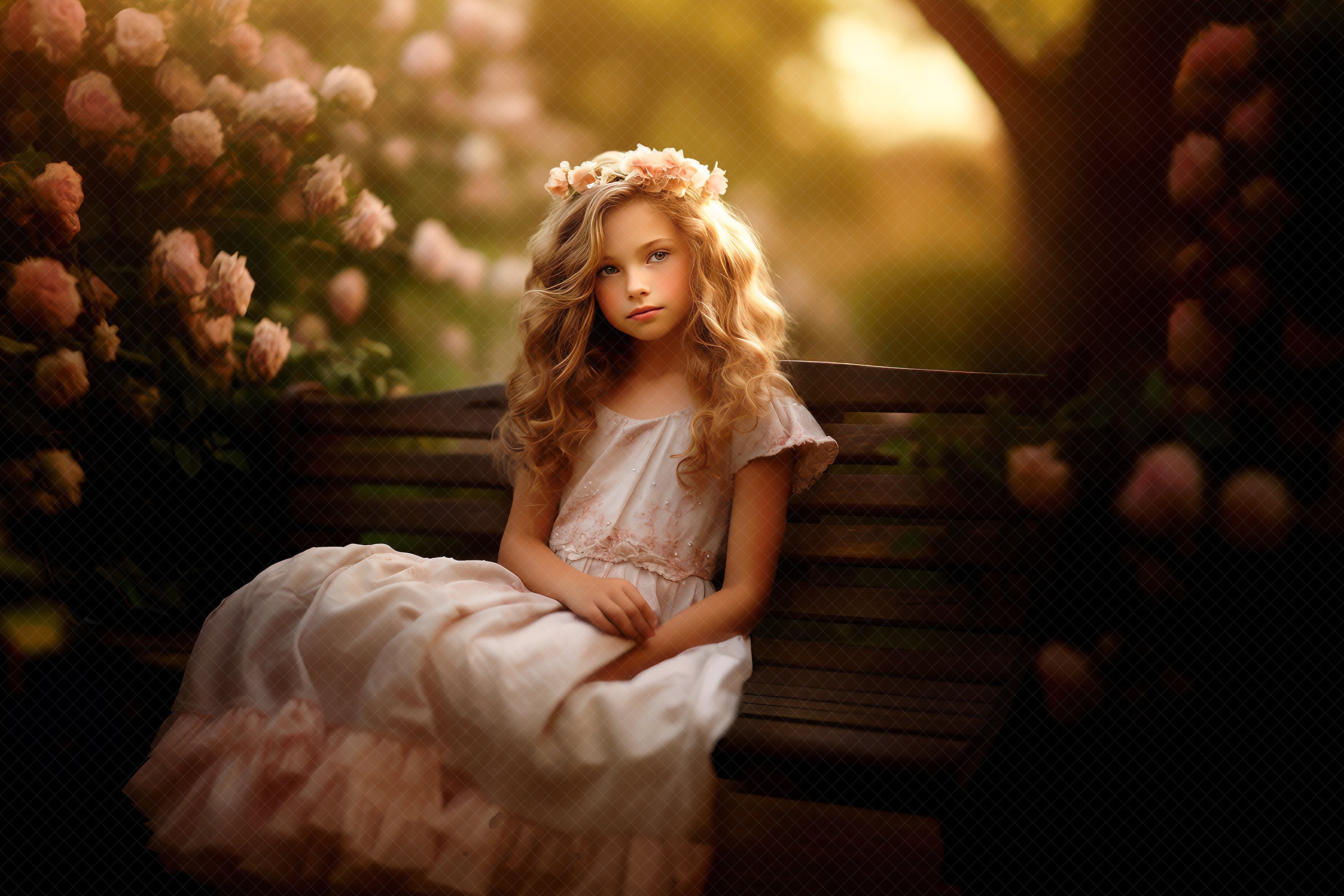 Ethereal Floral Bench Digital Backdrop! Children Backdrop, Fine Art ...