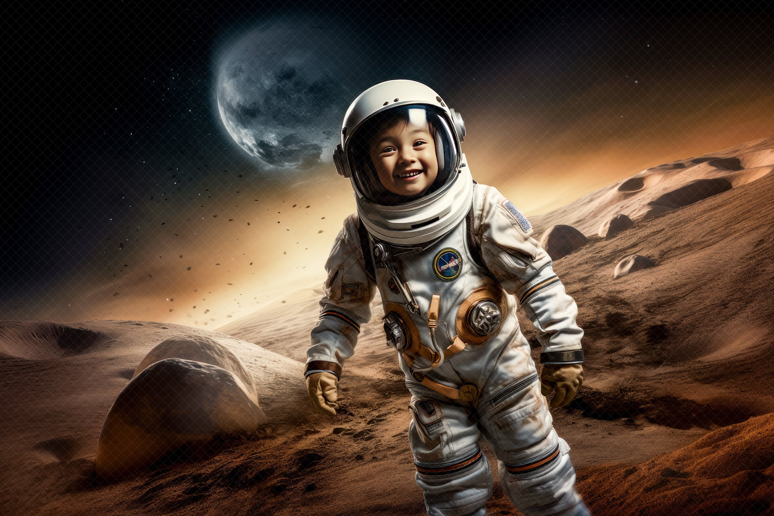 Mars Expedition - Face Swap Digital Backdrop! Space Backdrop, Portrait ...