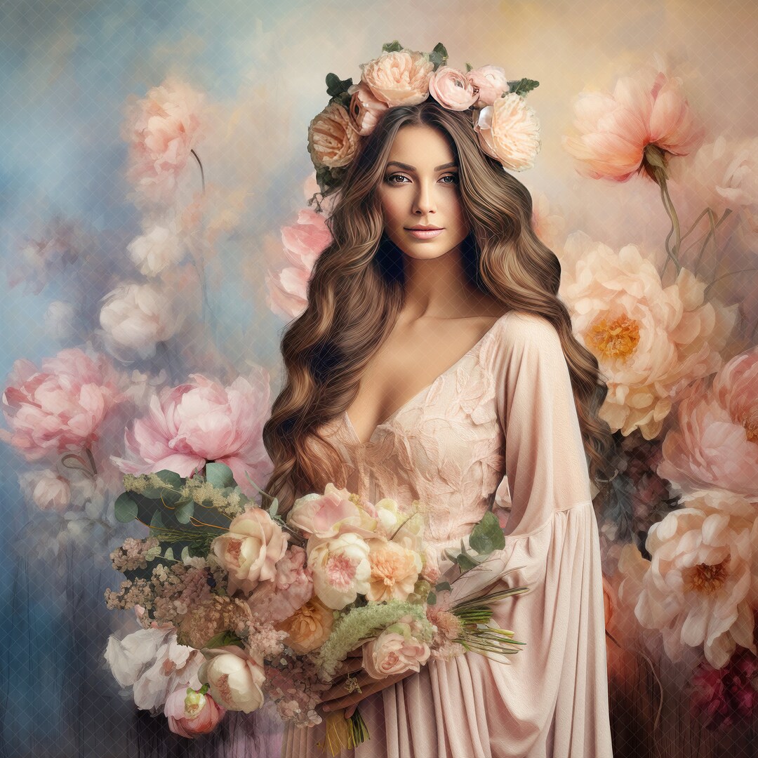 Fine Art Floral 1 Digital Backdrop! Fine Art Backdrop, Maternity ...