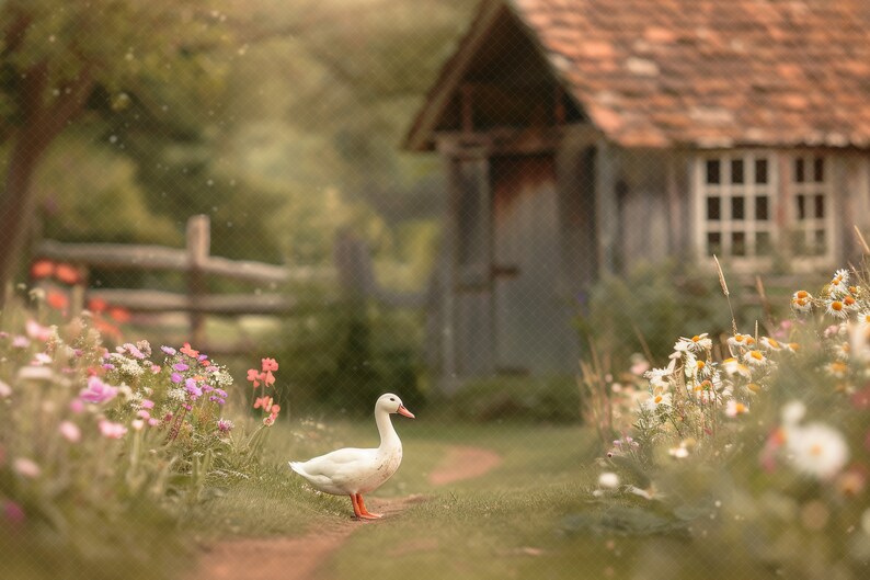 Spring Country Duck Digital Backdrop! Spring Backdrop, Fine Art ...