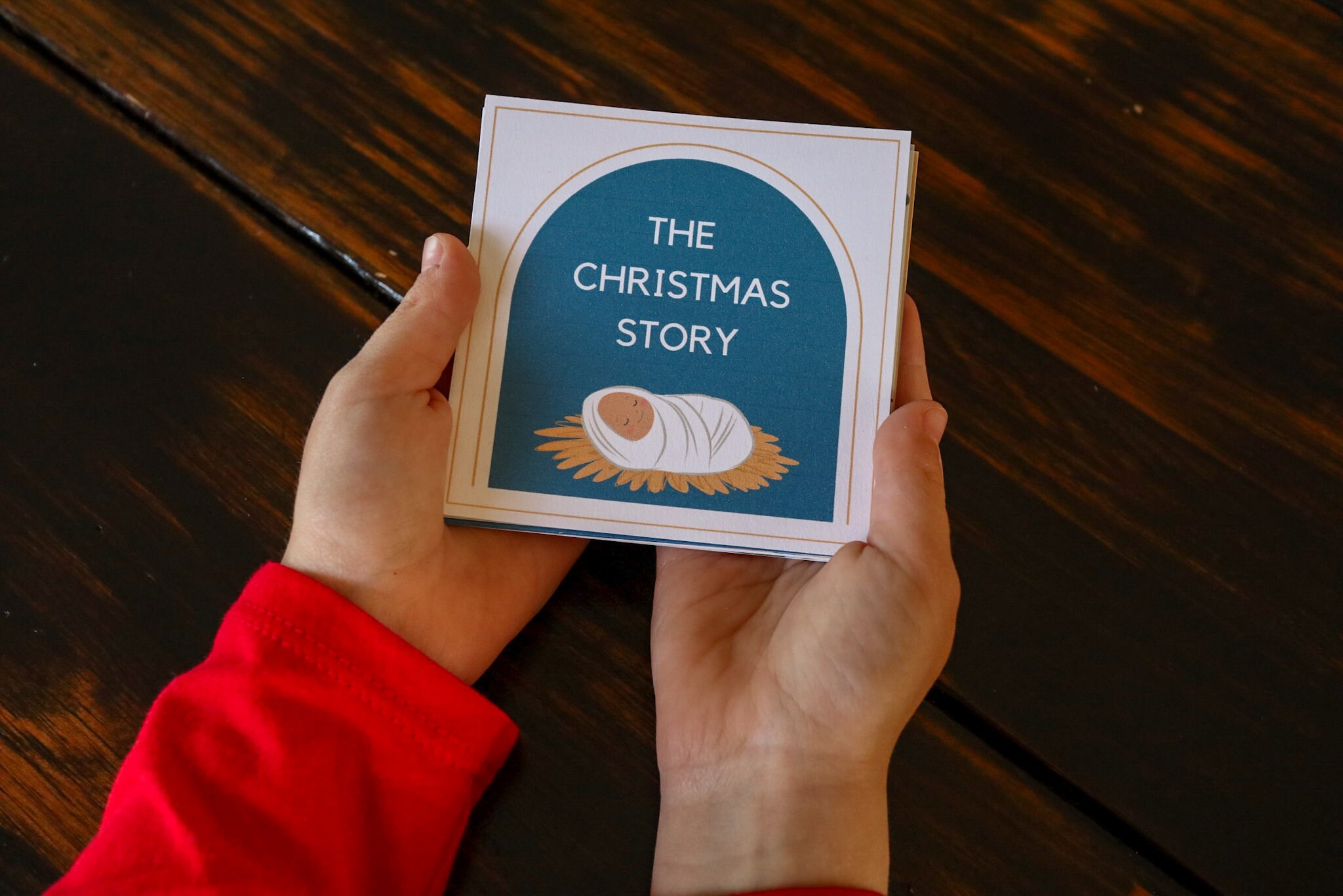 Christmas Story Cards Luke 2 - Etsy