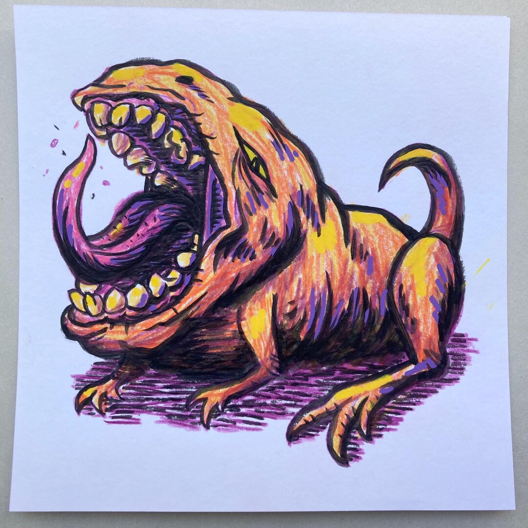 Big Gulp Beastform, Original Art - Etsy