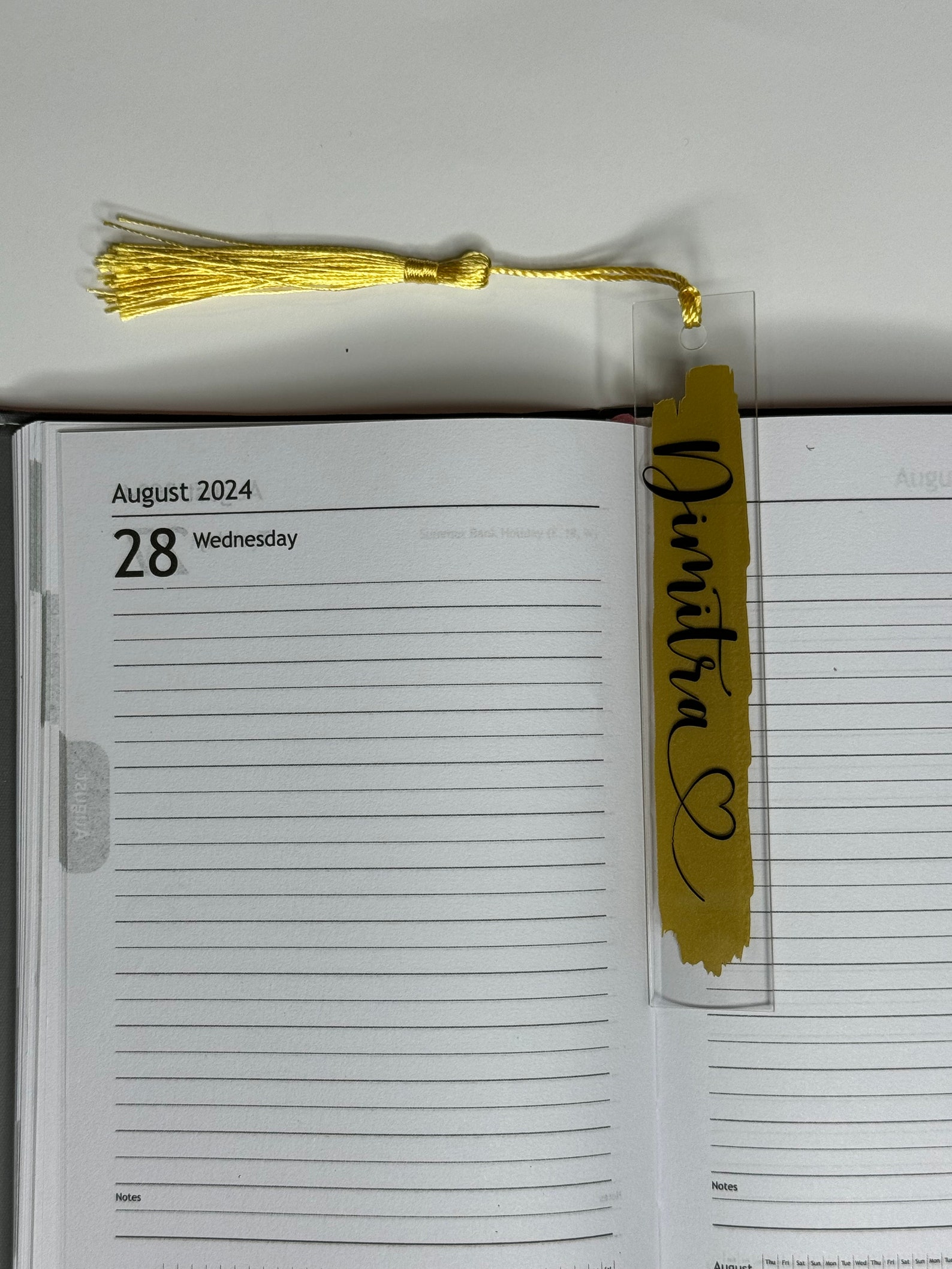 Custom Name Bookmark Custom Text Bookmark Acrylic Bookmark Personalised ...