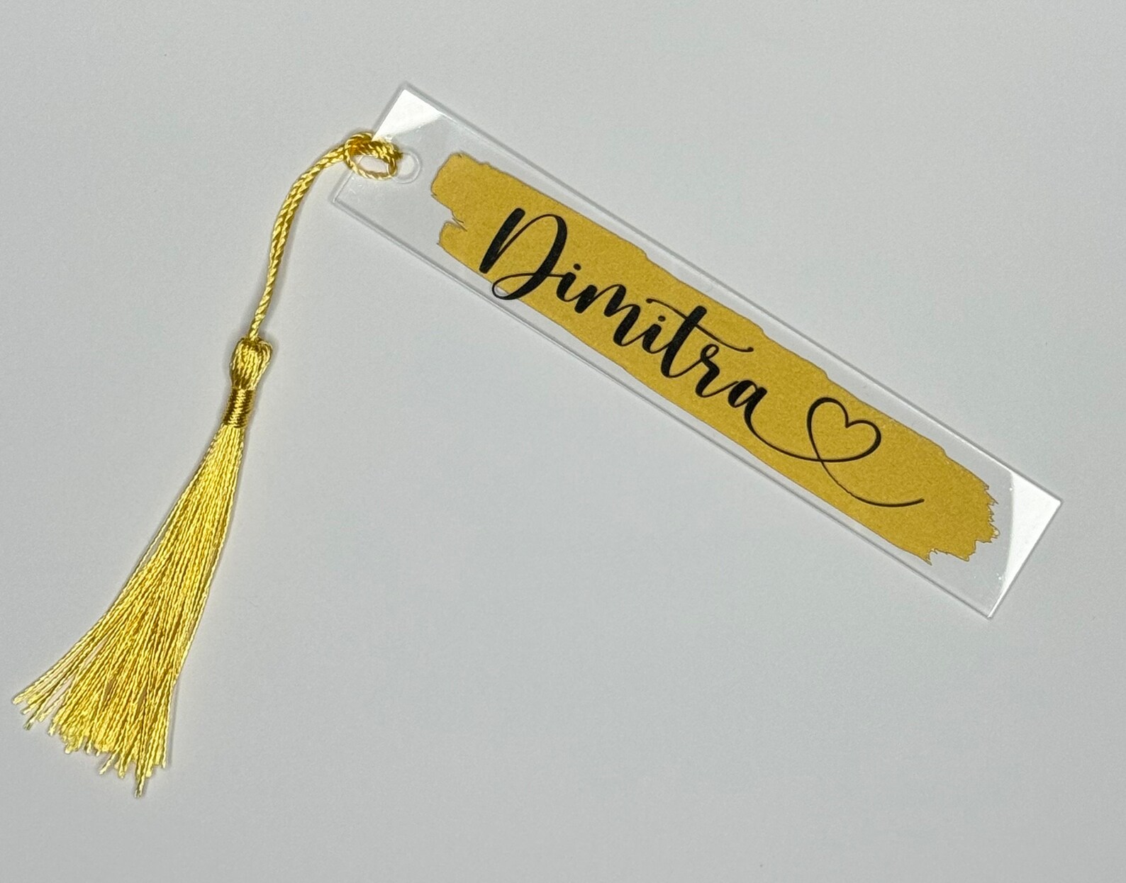 Custom Name Bookmark Custom Text Bookmark Acrylic Bookmark Personalised ...