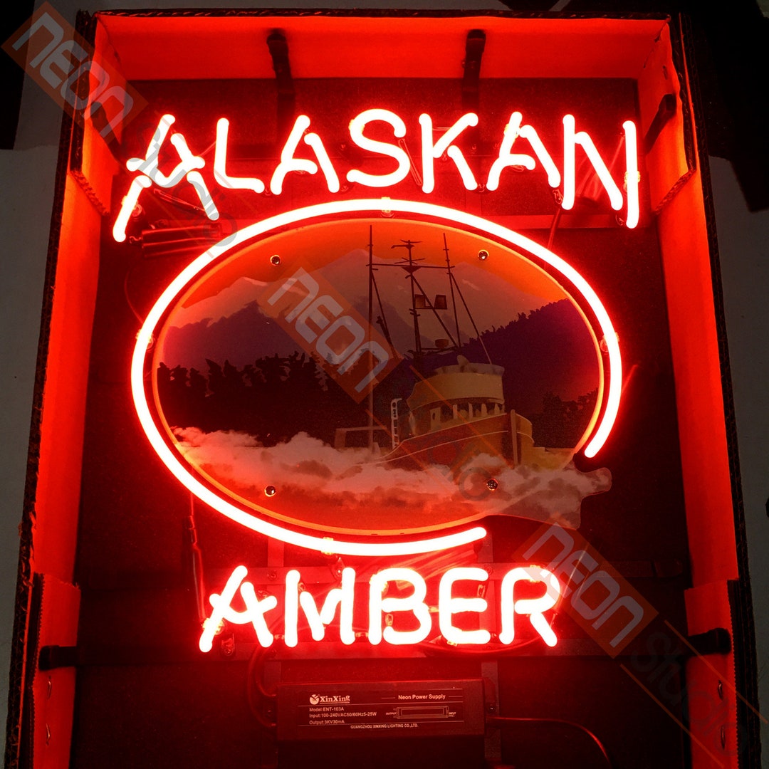 Custom Neon Light Sign Alaskan Amber 19x15handmade - Etsy