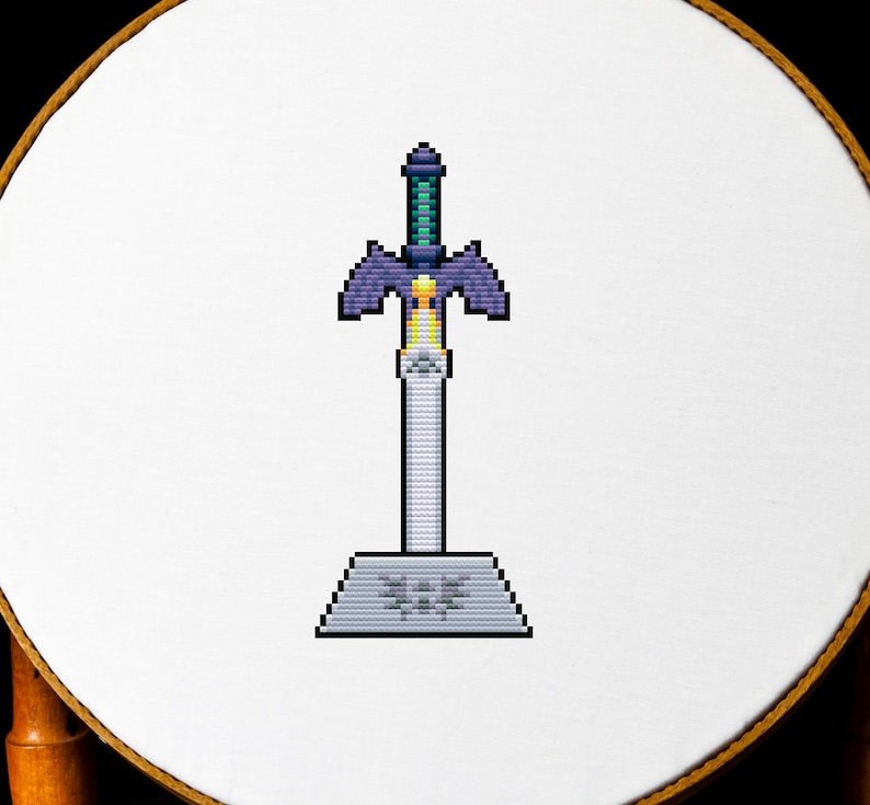 Cross Stitch Master Sword Pattern for Zelda Fans Easy Pattern for ...