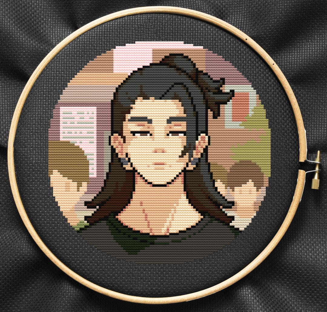 Geto Suguru Cross Stitch Jujutsu Kaisen Pattern Geto Embroidery Easy ...