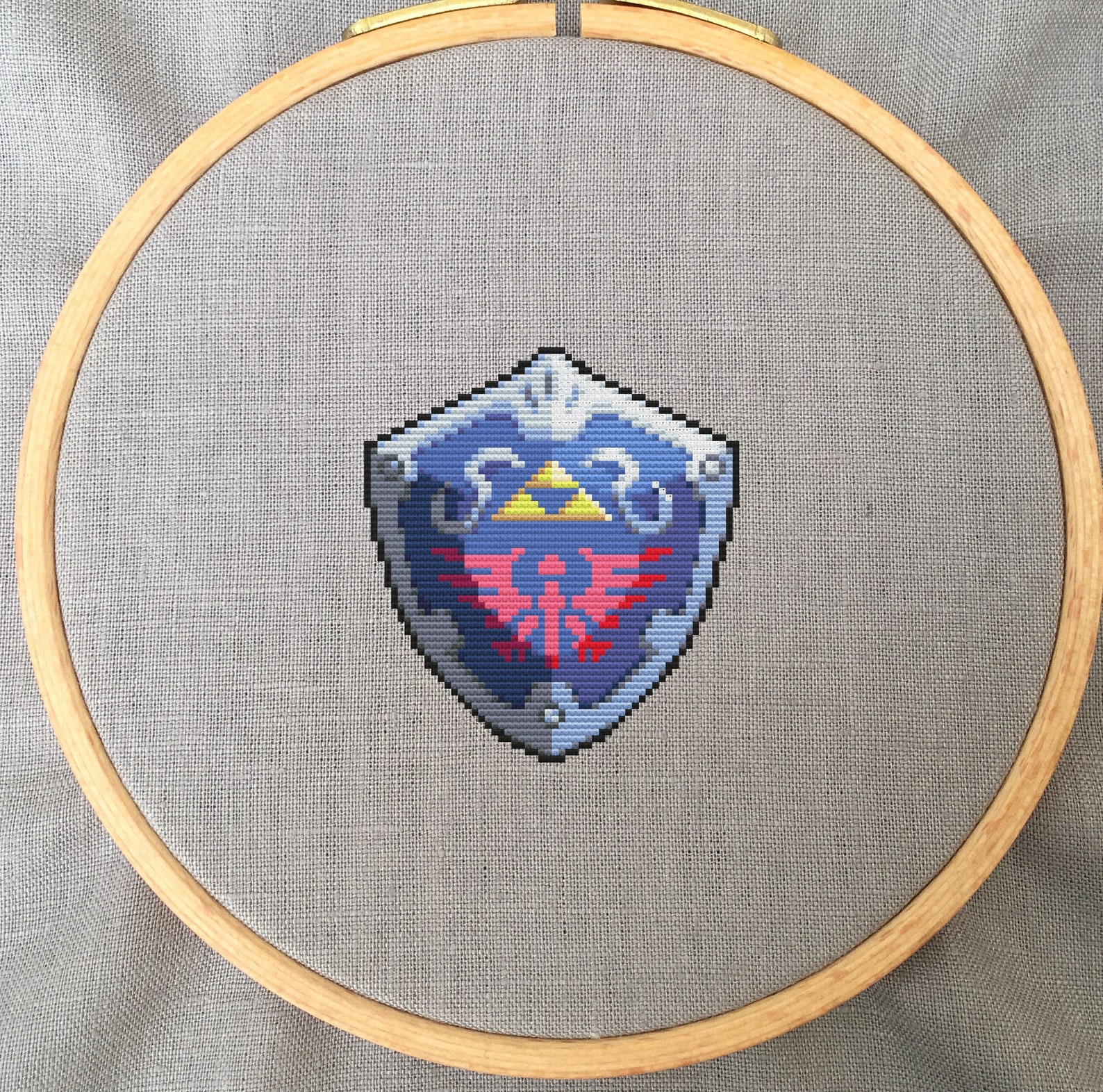 Cross Stitch Hylian Shield Pattern Perfect Gift for Zelda Fans Pattern ...