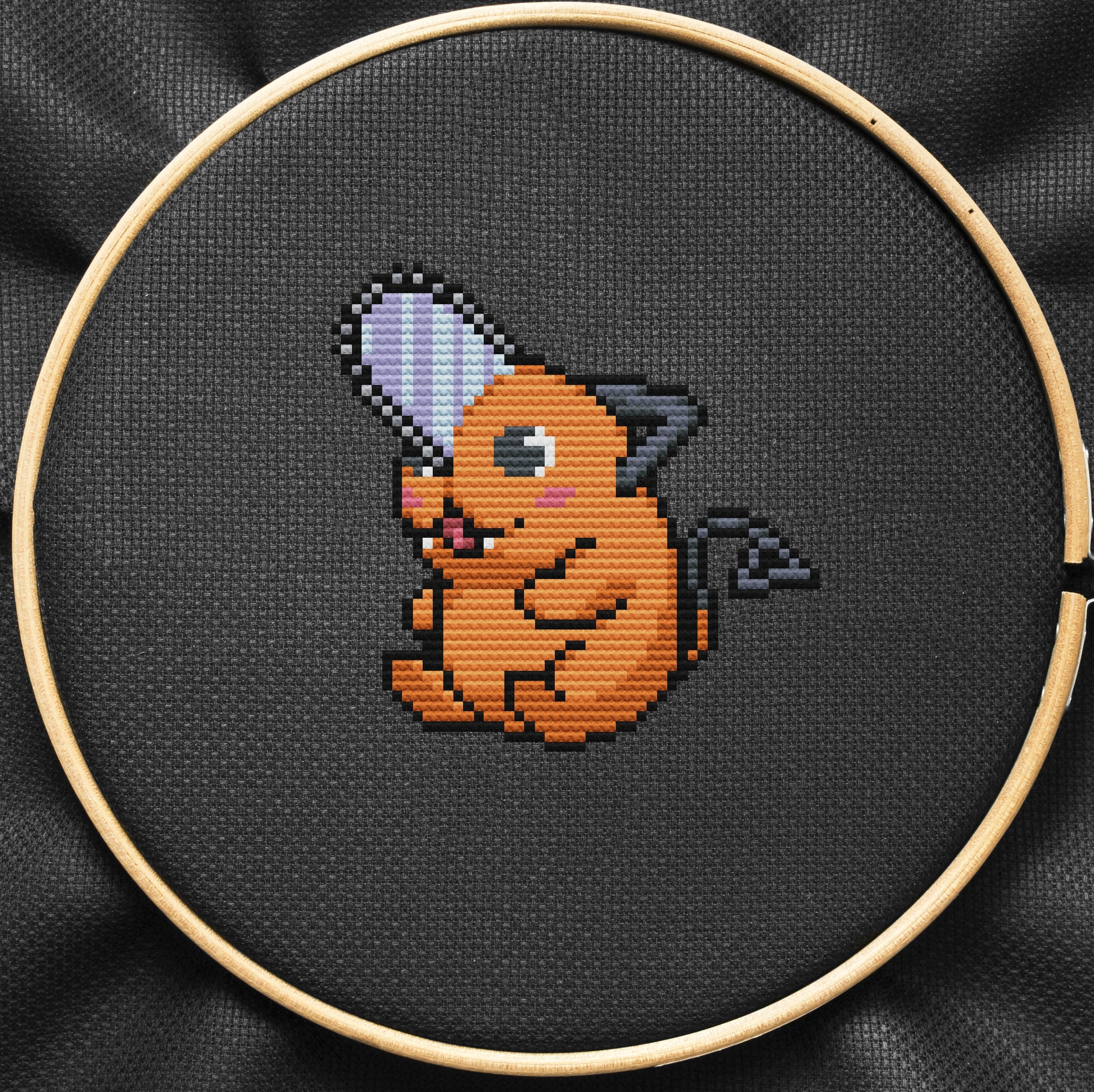 Cross Stitch Pochita Pattern Anime Cross Stitch Gift for Anime Lovers ...