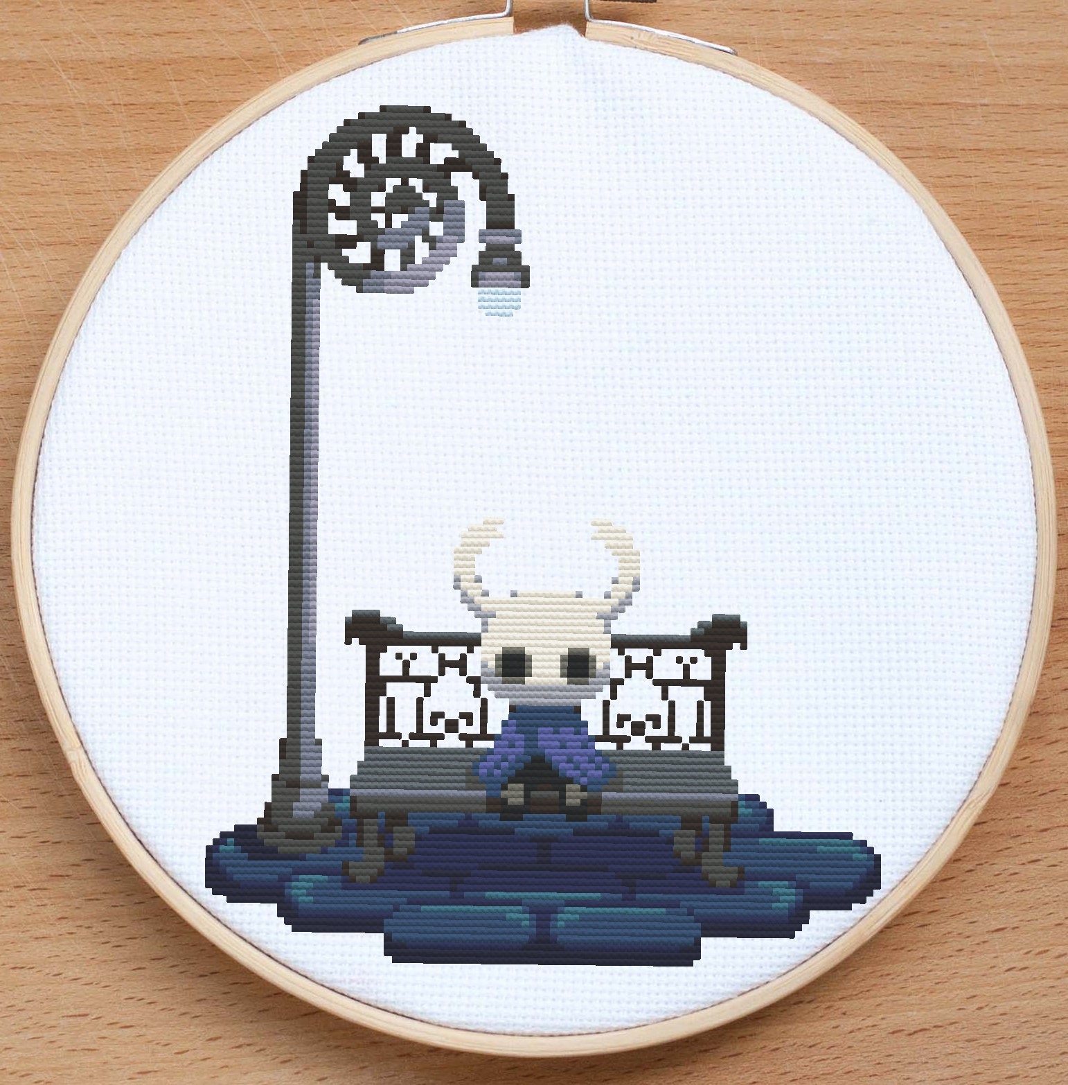 Cross Stitch Hollow Knight Pattern for Gamers Cross Stitch Videogames ...