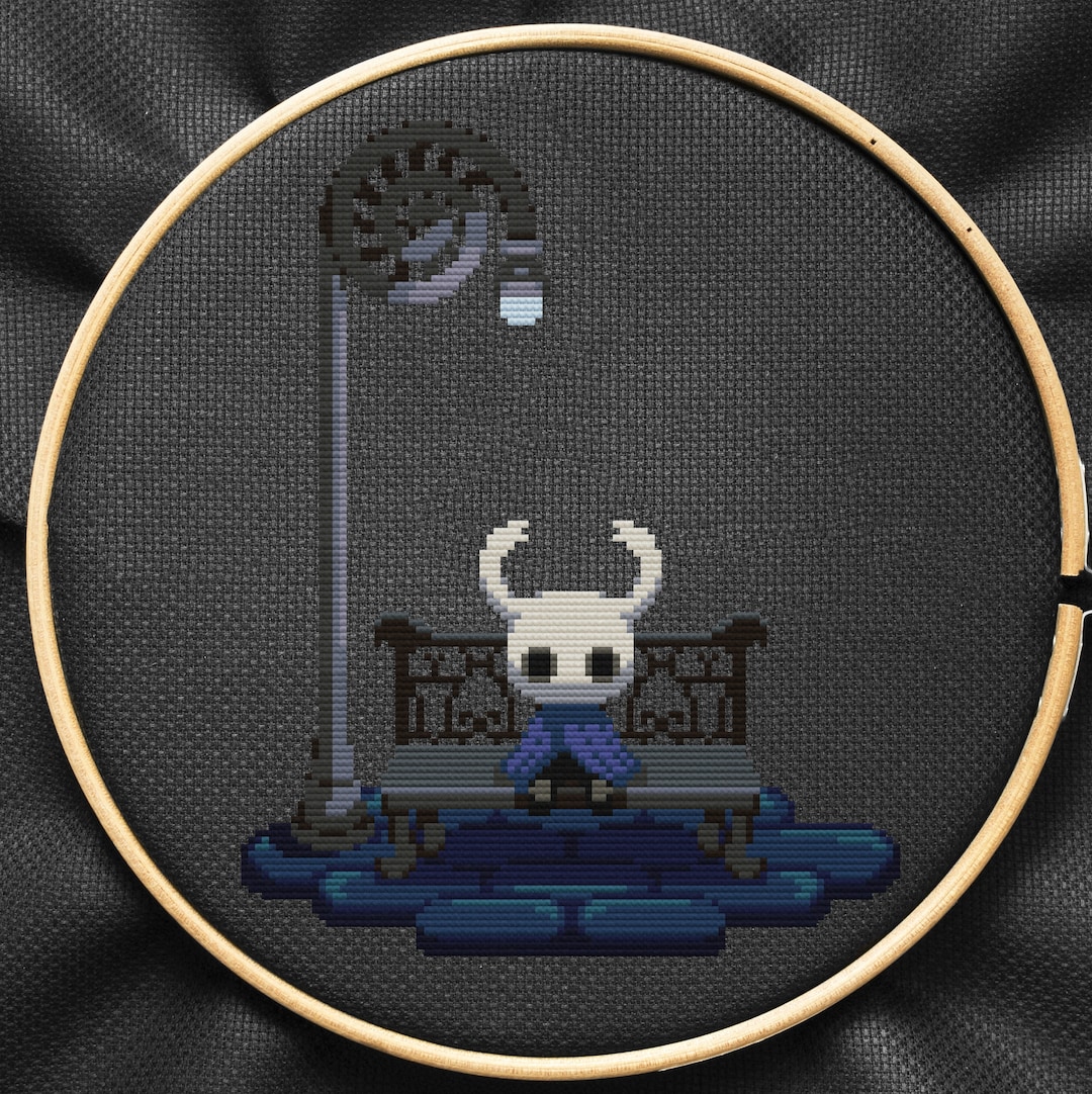 Cross Stitch Hollow Knight Pattern for Gamers Cross Stitch Videogames ...