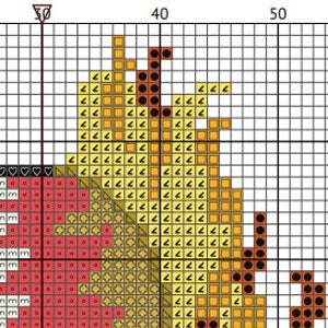 Cross Stitch Todoroki Shoto Pattern Anime Cross Stitch Gift for Anime ...