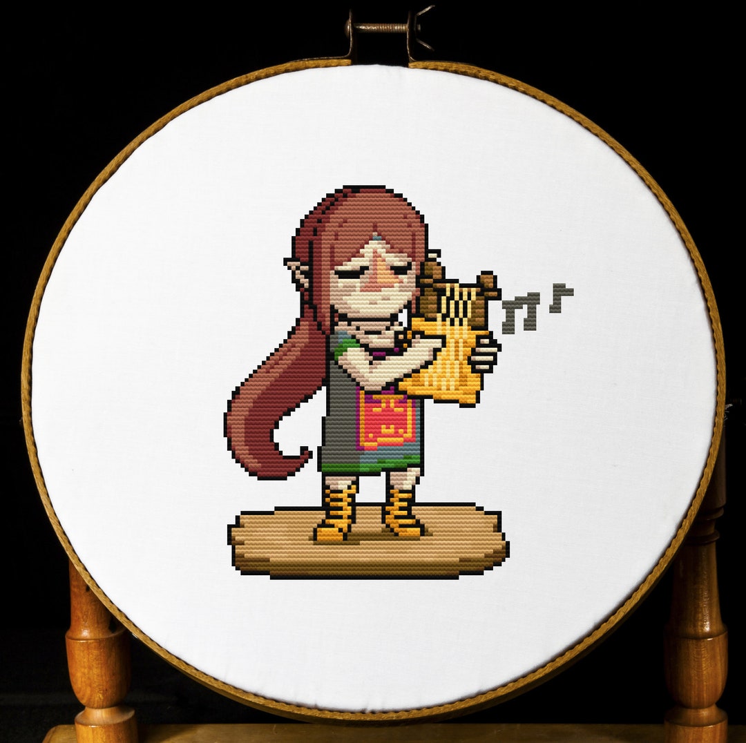 Medli Cross Stitch Pattern Zelda Embroidery Wind Waker Pattern Easy ...