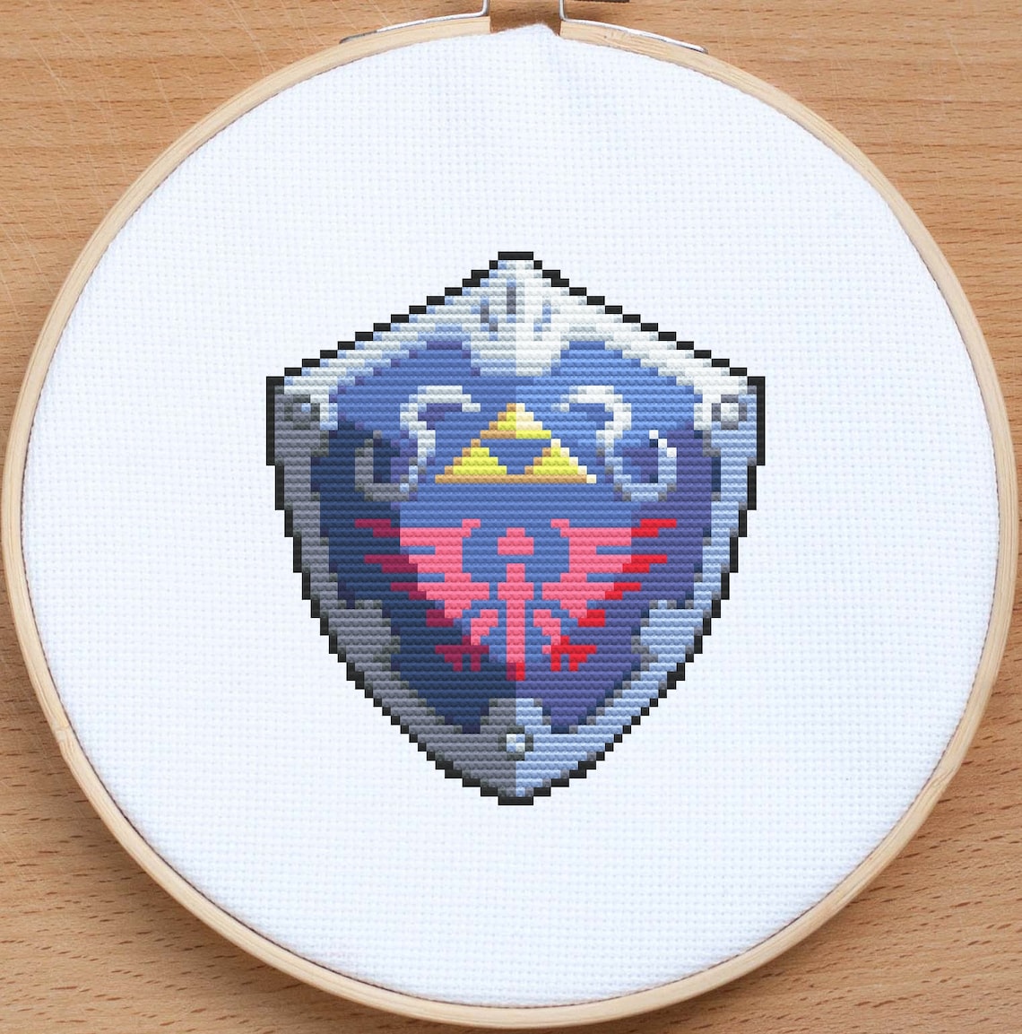 Cross Stitch Hylian Shield Pattern Perfect Gift for Zelda Fans Pattern ...