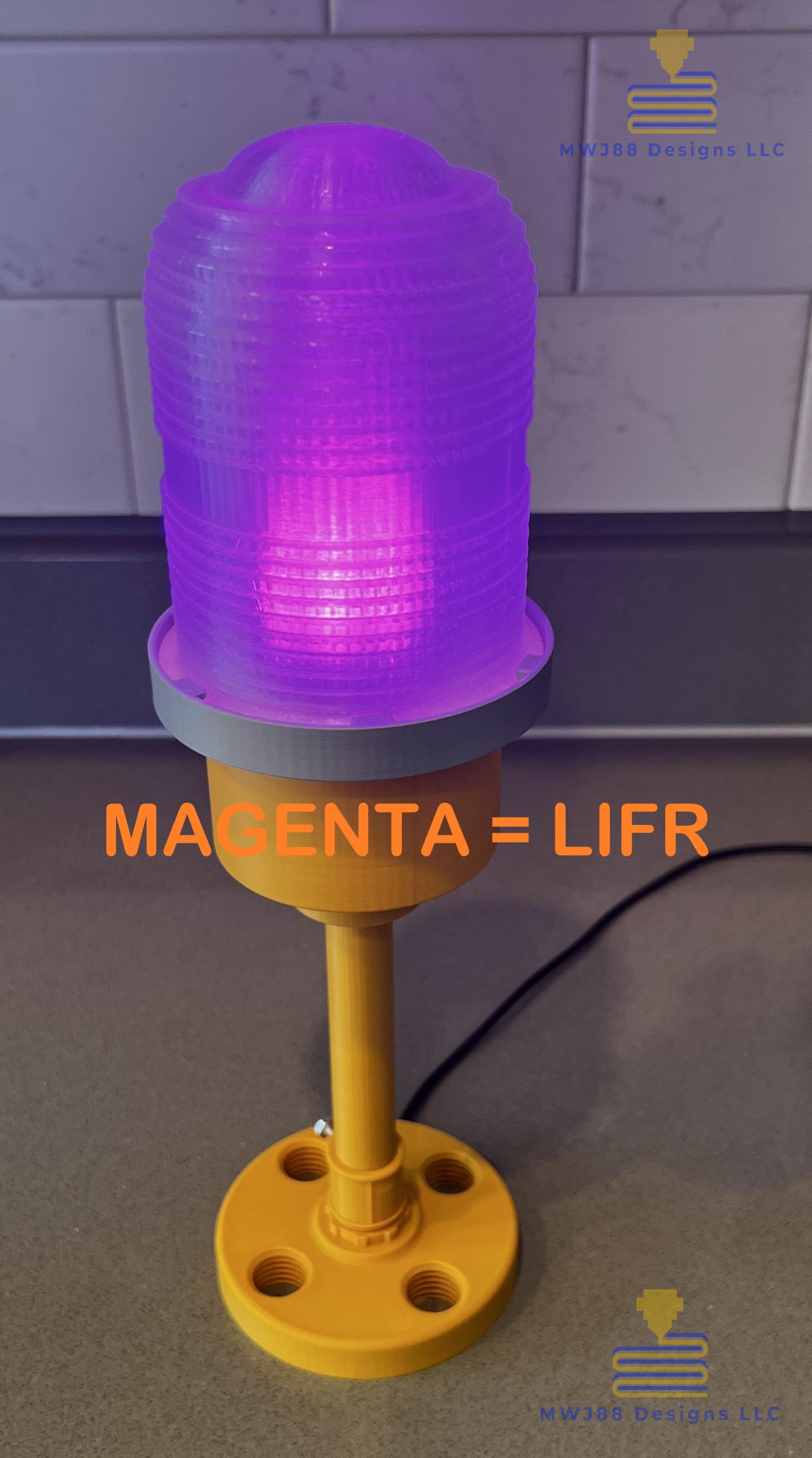 METAR Runway Light – Wi-fi Aviation Weather Lamp (vfr/mvfr/ifr/lifr ...