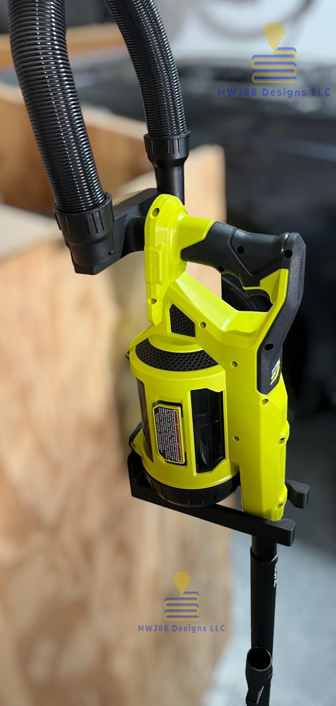Wall Mount for Ryobi ONE+ 18V HP Brushless Jobsite Hand Vacuum ...