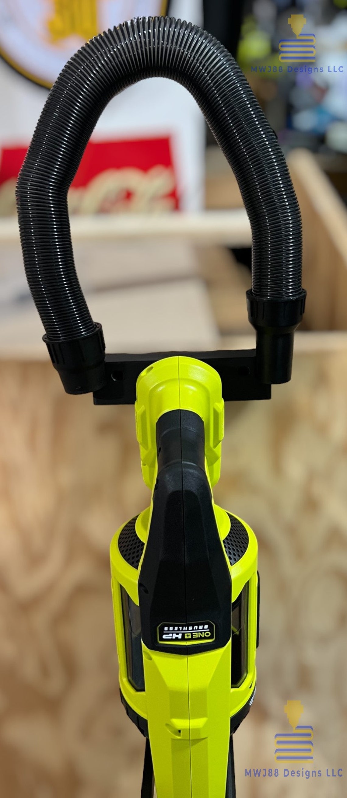 Wall Mount for Ryobi ONE+ 18V HP Brushless Jobsite Hand Vacuum ...