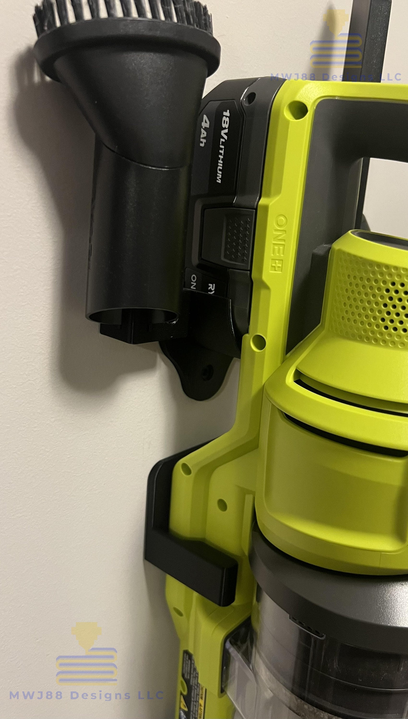 Wall Mount for Ryobi ONE+ 18V Stick Vac - PCL & PBL Compatible ...