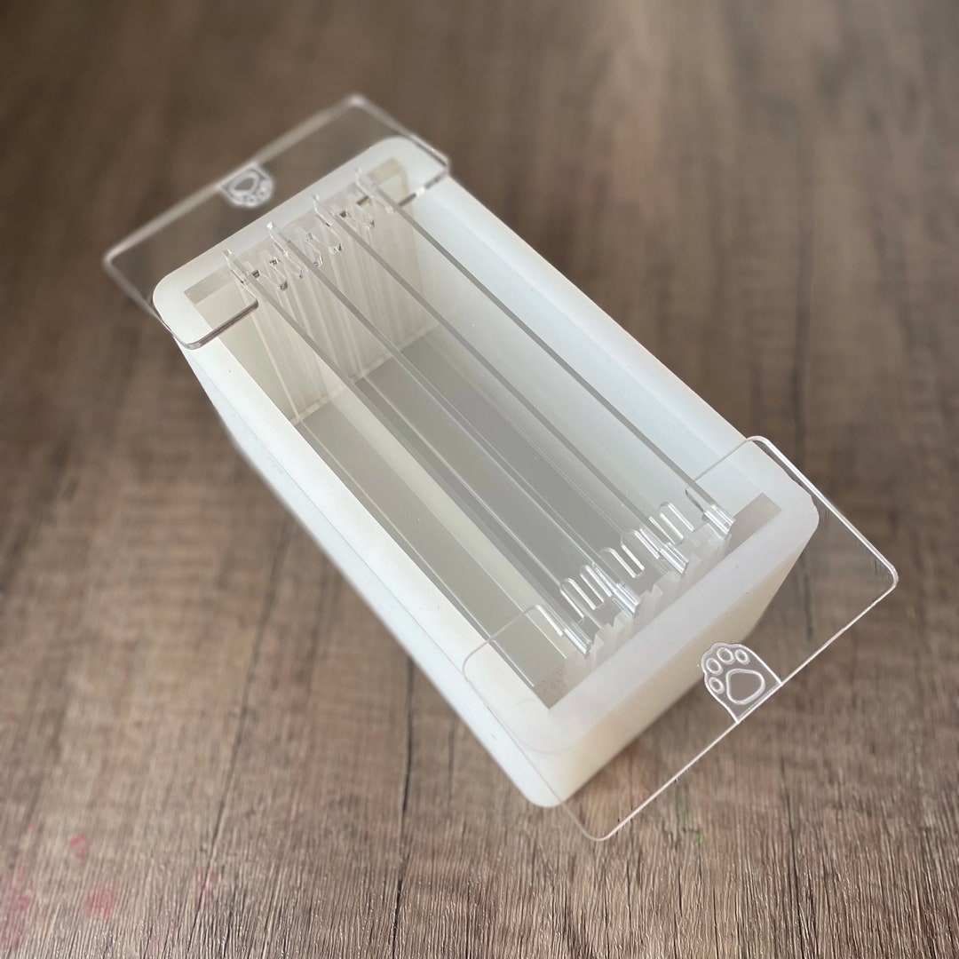 Silicone Soap Mold, Acrylic Partition Board, Set, Reusable, Easy to Use ...