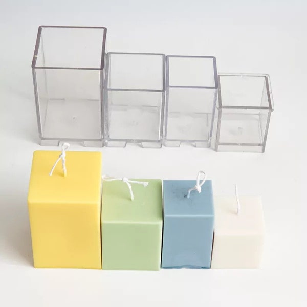 Plastic Square Candle Molds - Etsy