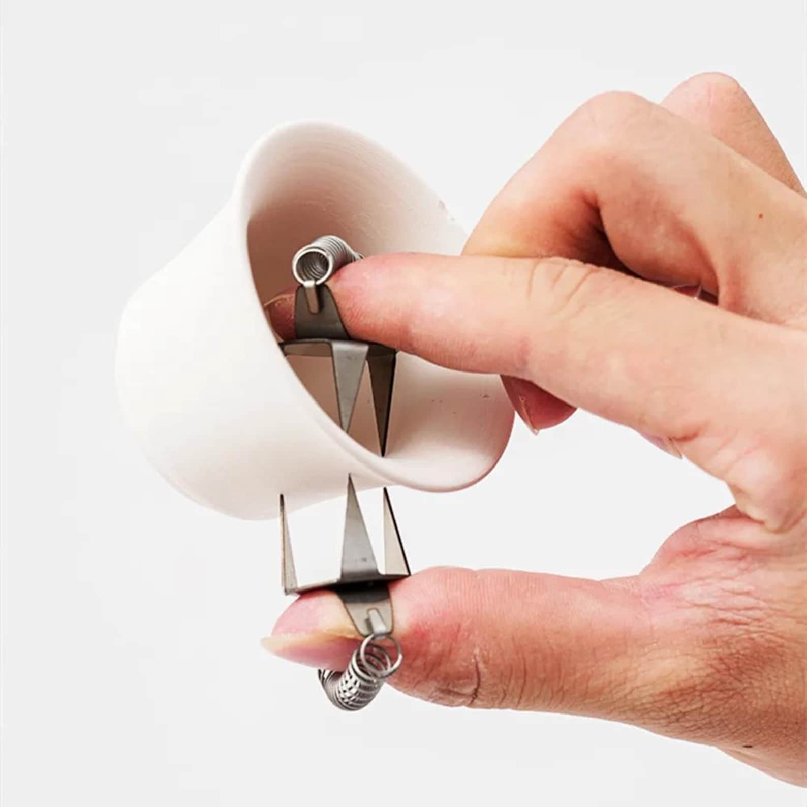 2pcs Pottery Clay Dipping Tong, Stainless Steel Clip, Sturdy Glaze ...