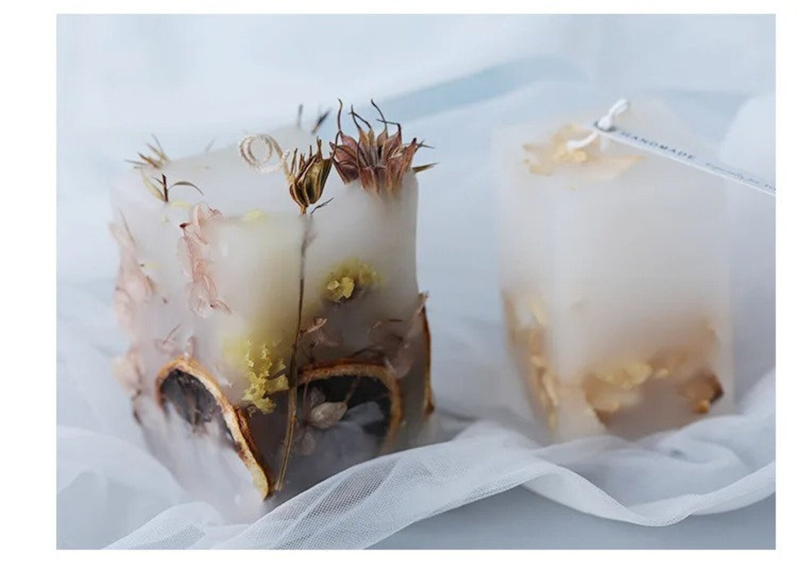 Square Candle Transparent Mold, Acrylic Plastic Aromatherapy Cave Craft ...