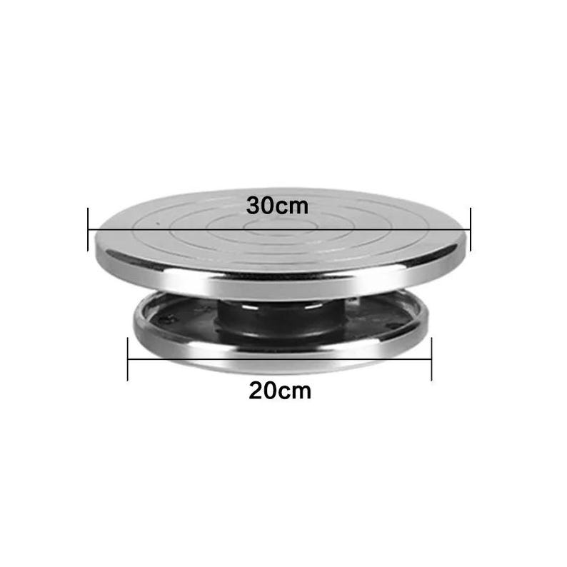 Aluminum Pottery Rotary Turntable, Double Sided, Durable Structure, for ...