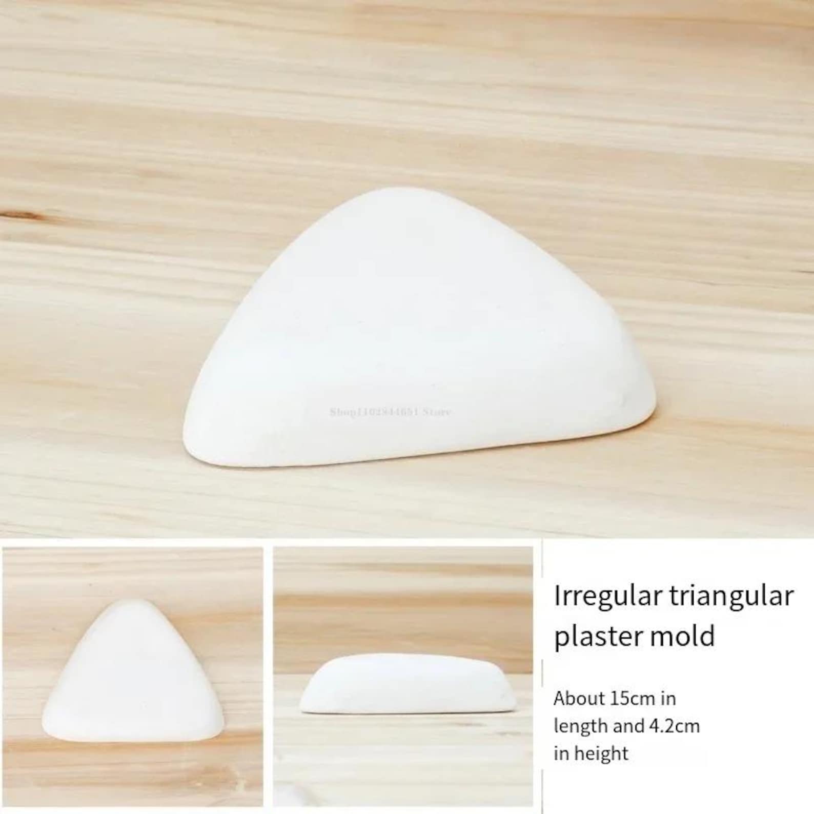Gypsum Pottery Mold, Round, Triangle, Geometric, Long Service Life, for ...