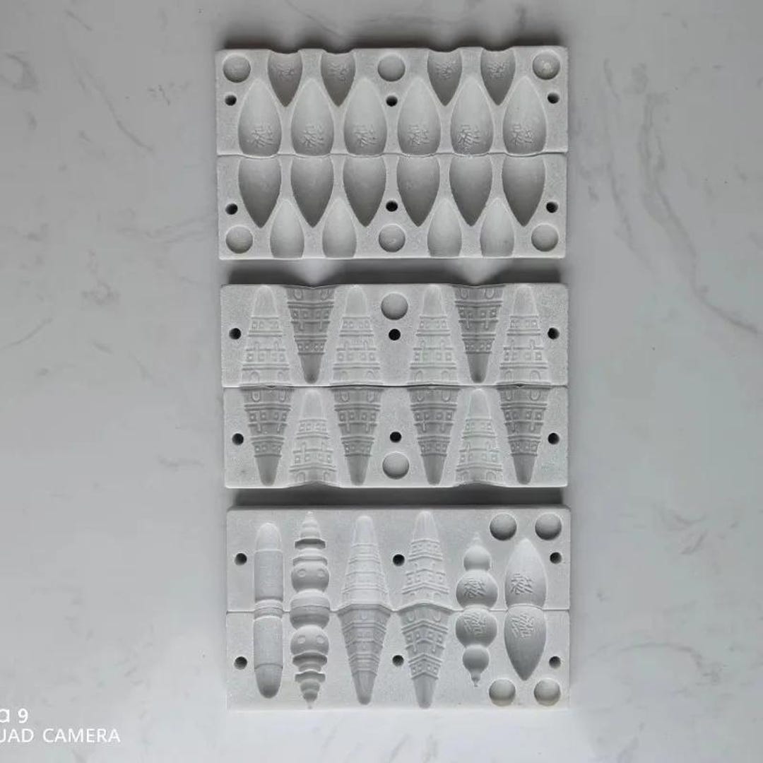 Reverse Flow Incense Molds, Marble, Tower Cone Shaped, Four-sided ...