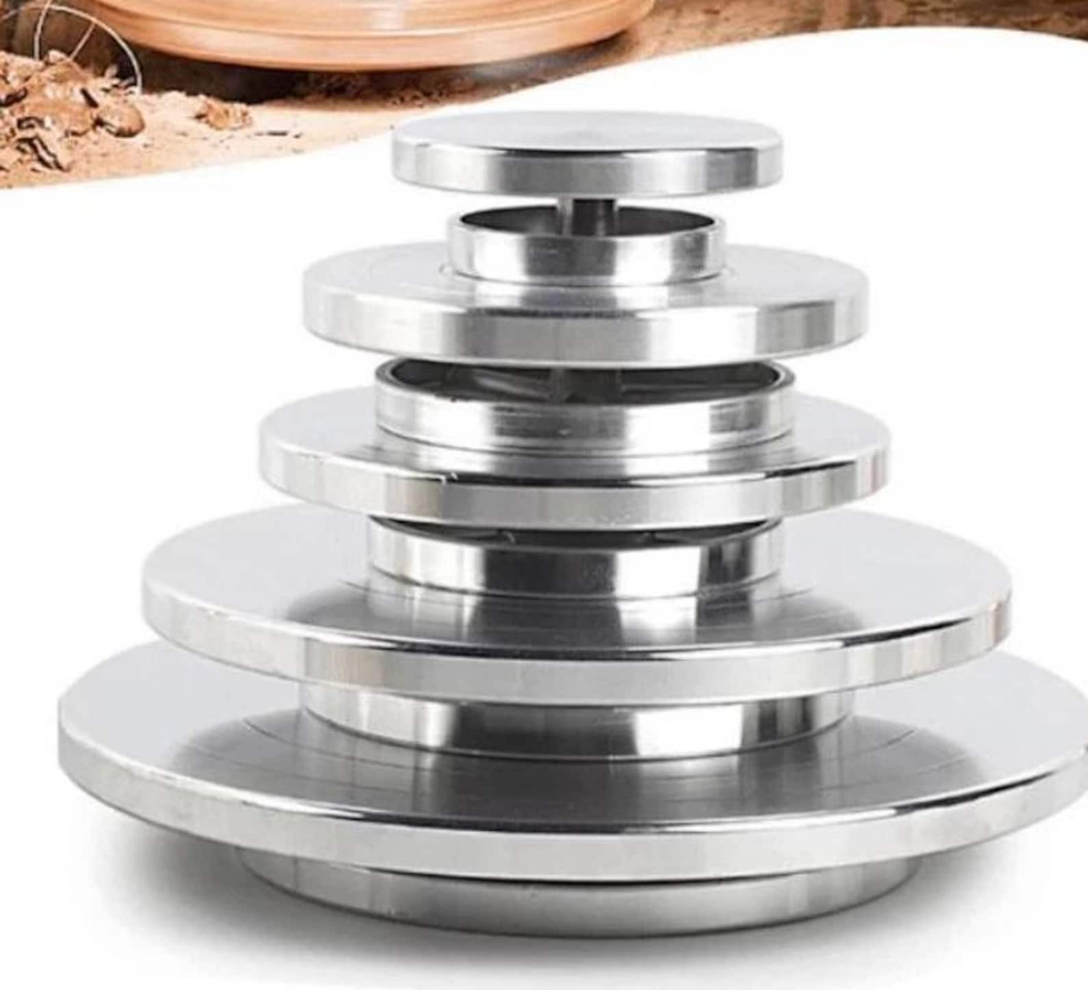 Aluminum Pottery Rotary Turntable, Double Sided, Durable Structure, for ...